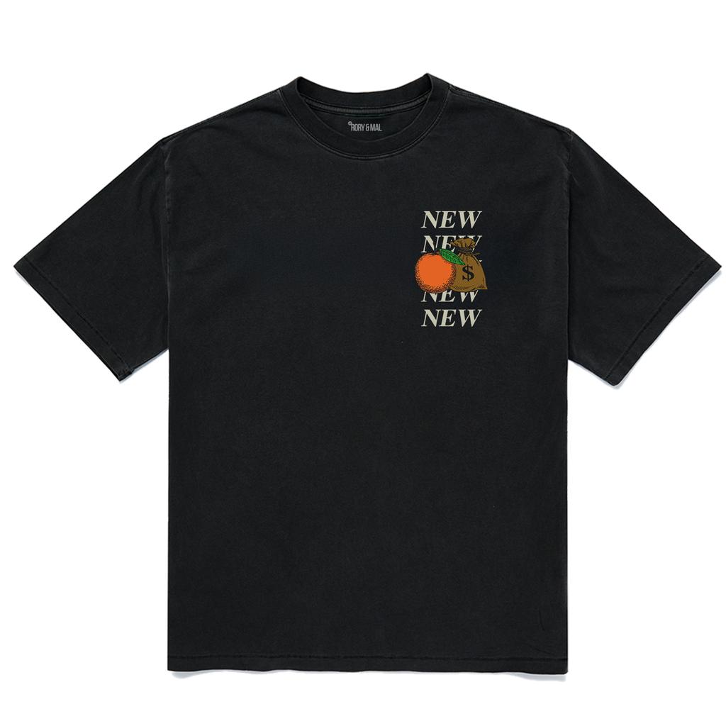 New Orange & Money Bag Tee | Rory & Mal Official Merch